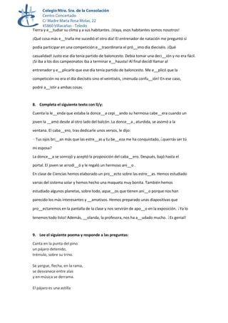 Ficha lengua | PDF