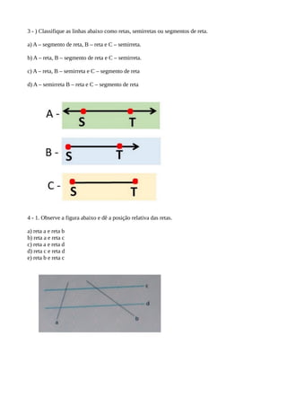 Ficha_matematica_5_ano_retas_semirretas_segmentos_de_reta_posicao ...