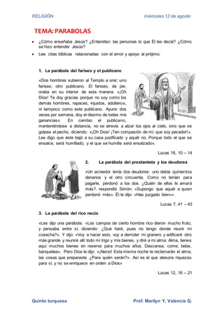 PARÀBOLAS | DOCX