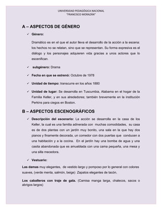 Ficha obra de teatro | PDF