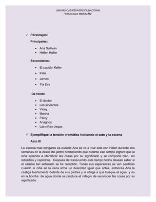 Ficha obra de teatro | PDF