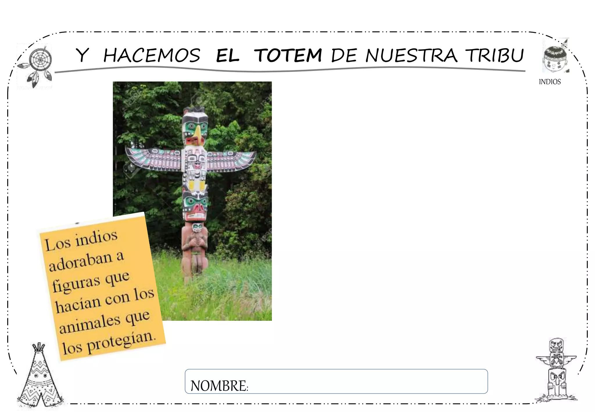 Proyecto los indios infantil | PPTX