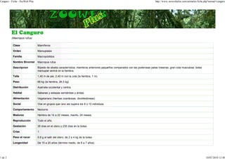 Fichas Animales | PDF