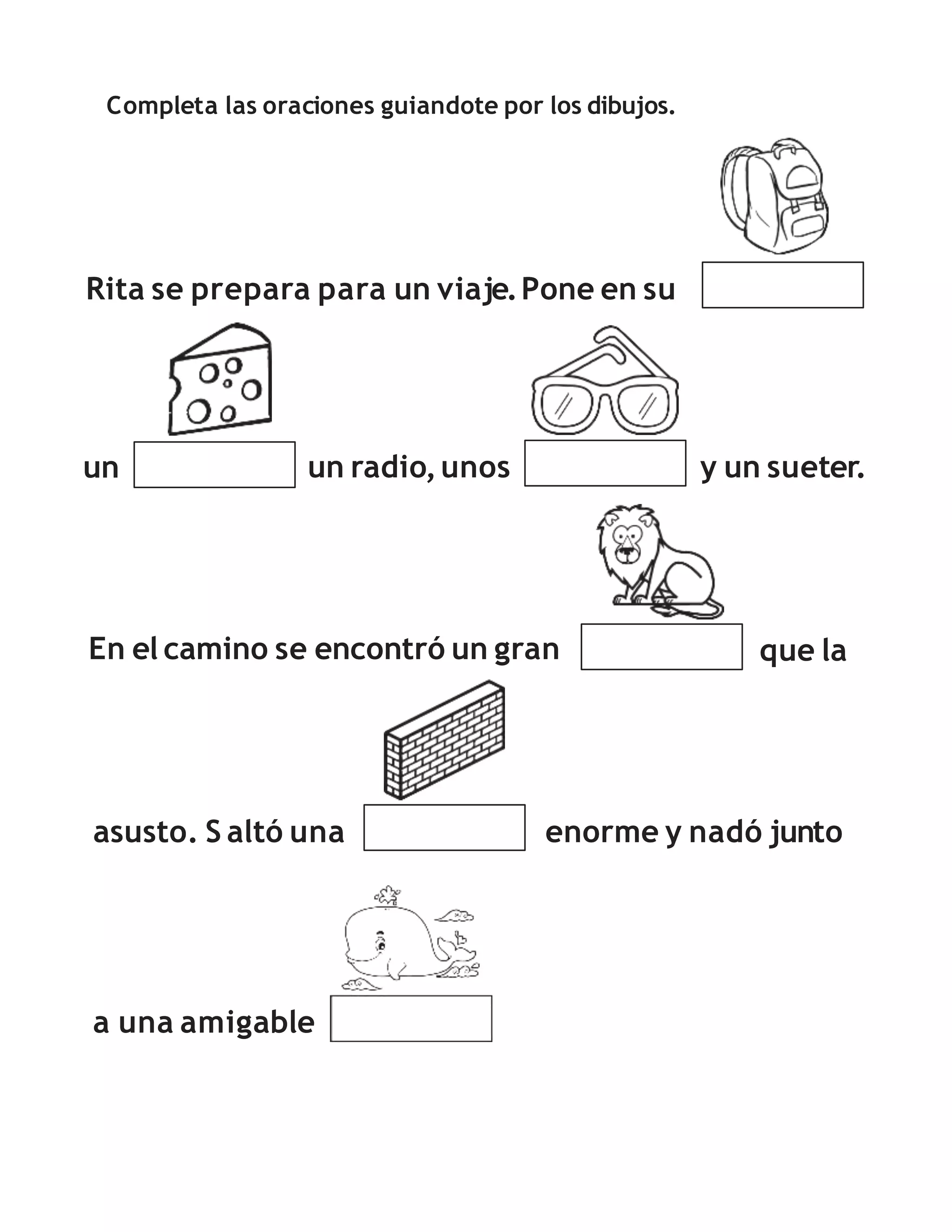 Fichas - Completar oraciones - Pictogramas.pptx