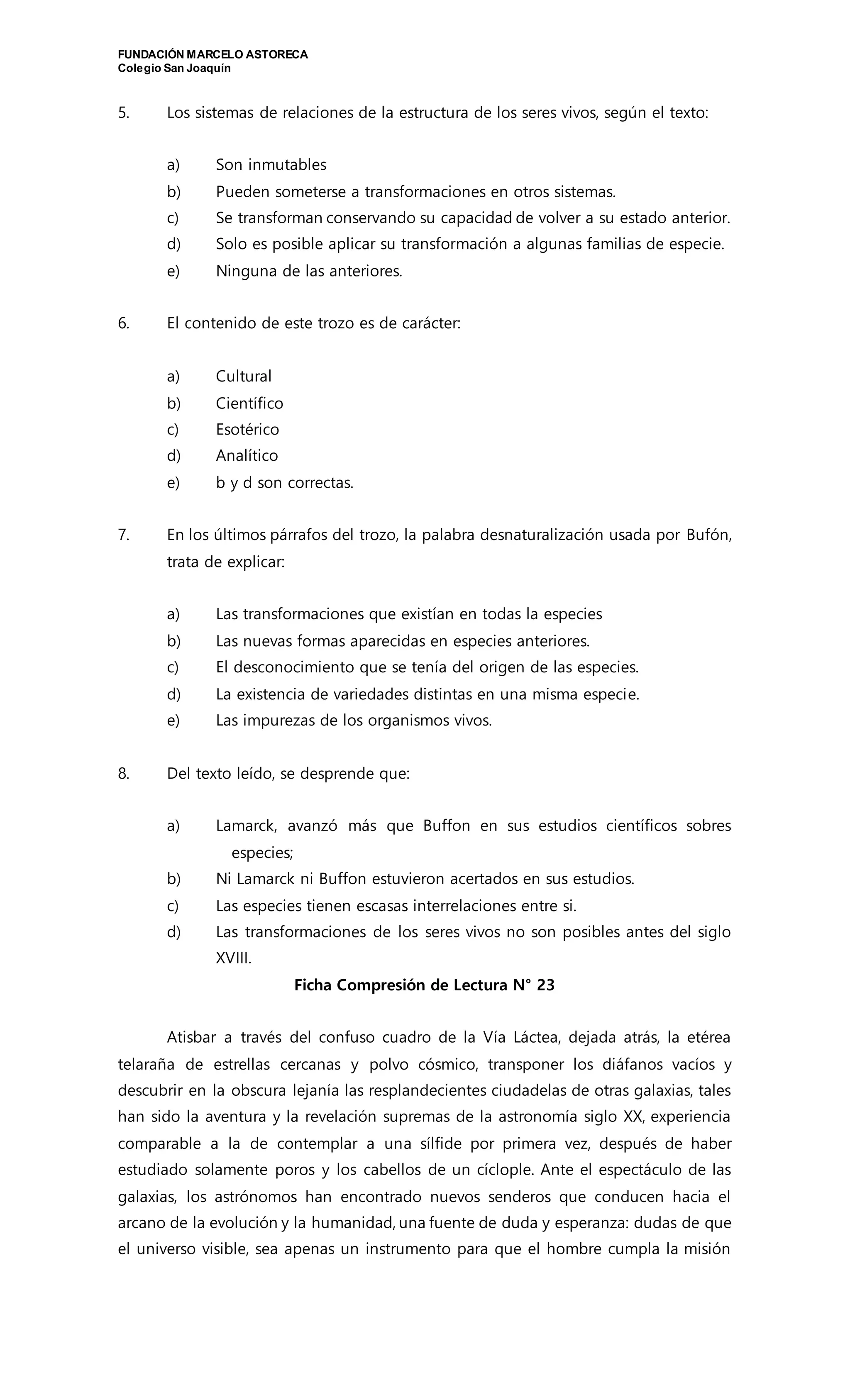 Fichas de-comprension-de-lectura | DOC