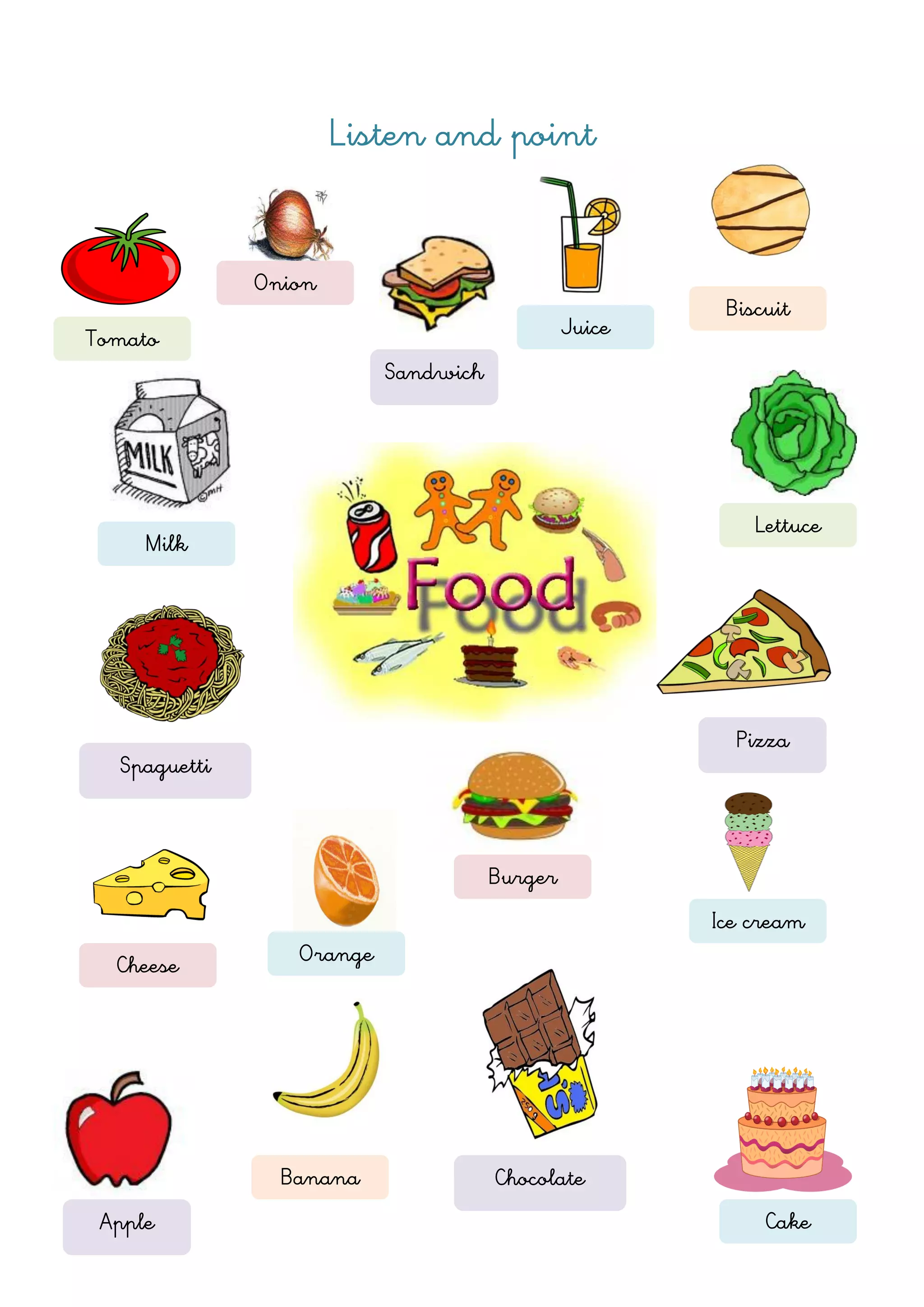 Food worksheets | PDF