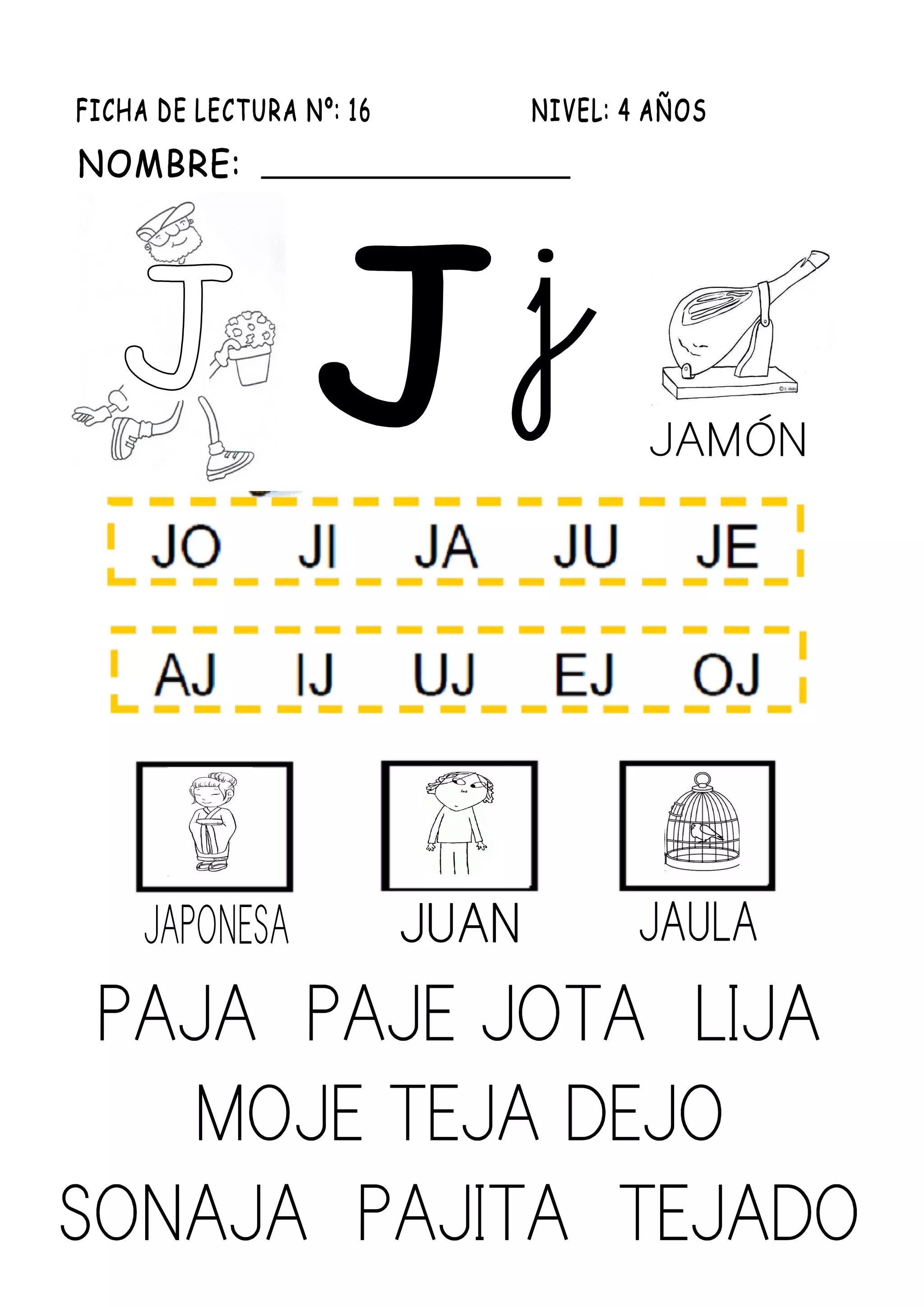 Fichas consonantes 4 pdf | PDF