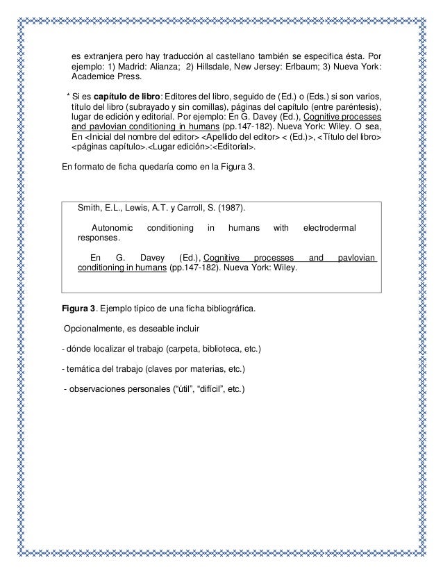 Ficha De Autor Ejemplo/fichas De Contenido Ejemplos