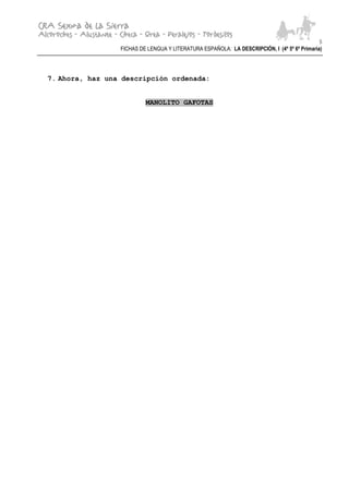 Fichas de descripciones | PDF