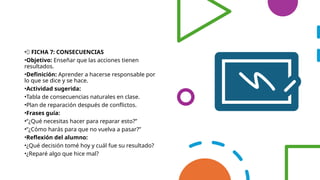 Fichas para -disciplina -consciente.pptx