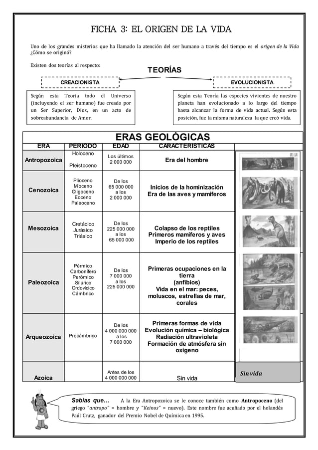 Fichas de historia 1, 2 , 3 y 4 | DOCX