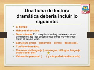 Fichas de Lectura- GÉNERO DRAMÁTICO.pptx