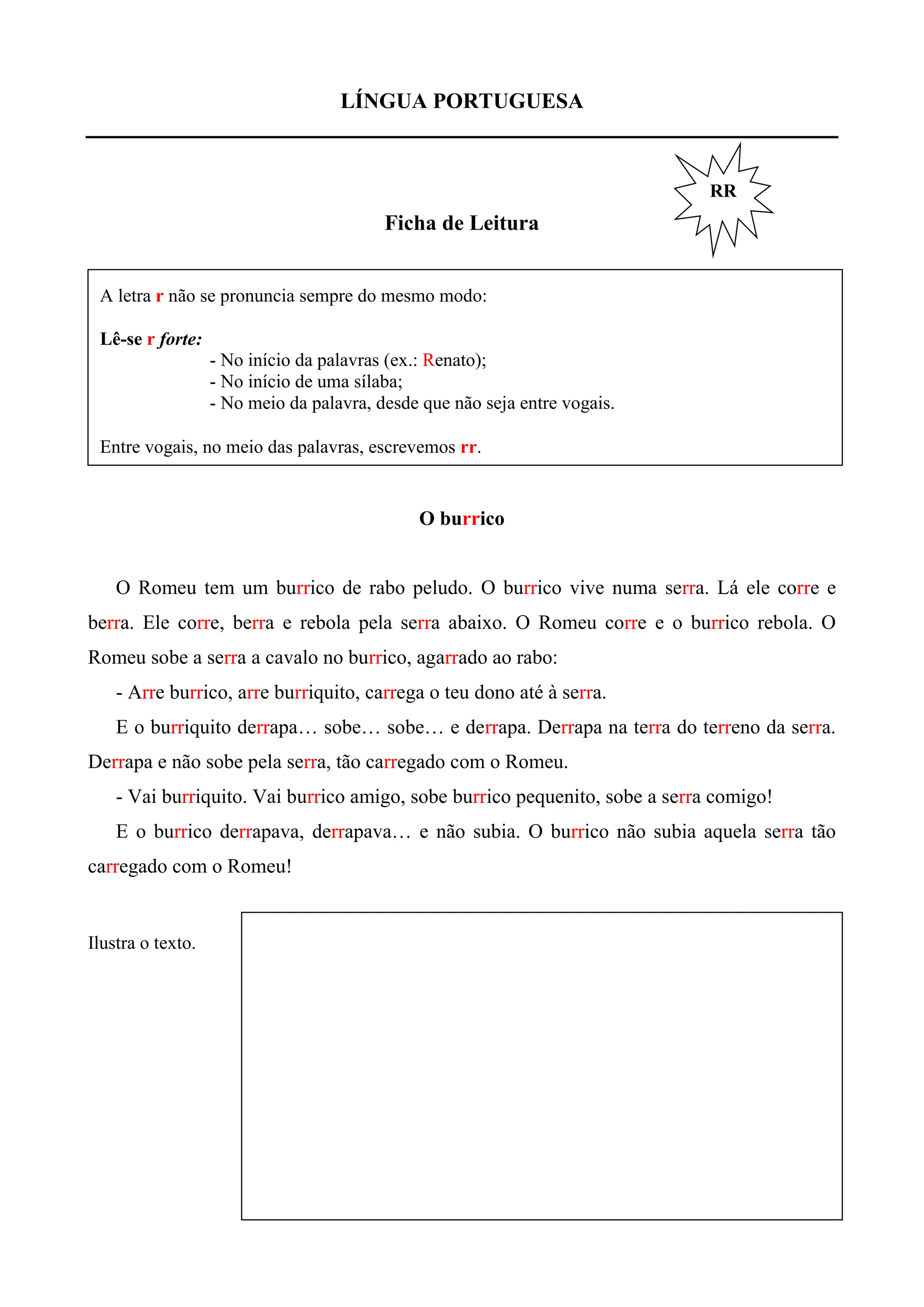 Fichas de Leitura casos de leitura.doc | Birdwatching | Hobbies & Interests