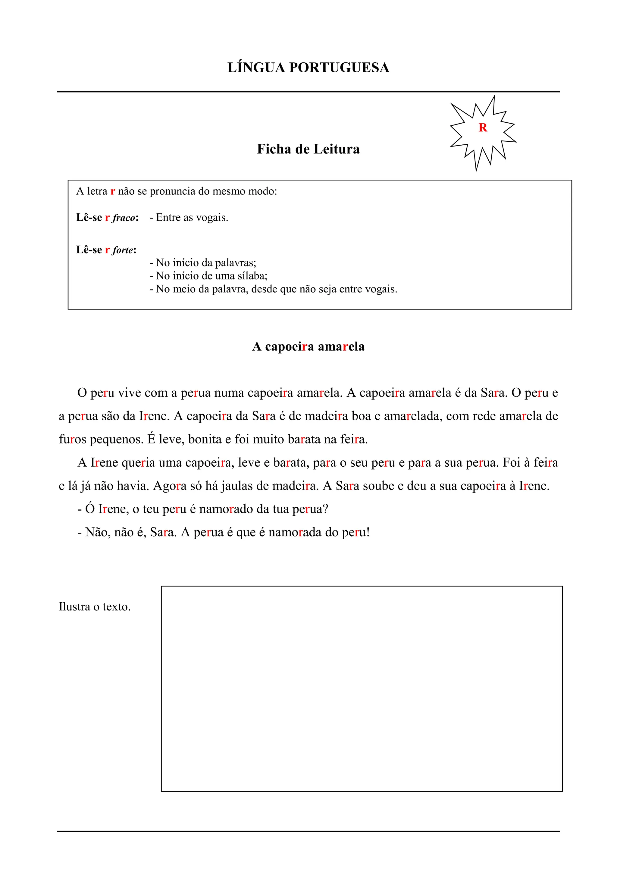 Fichas de Leitura casos de leitura.doc | Birdwatching | Hobbies & Interests