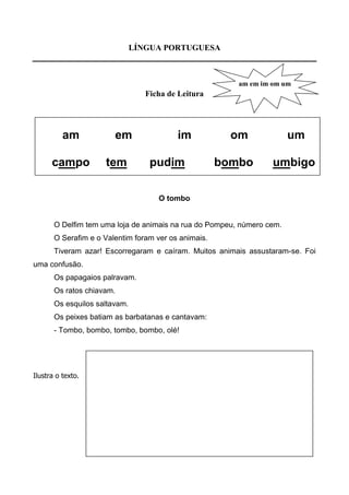 Fichas de Leitura casos de leitura.doc