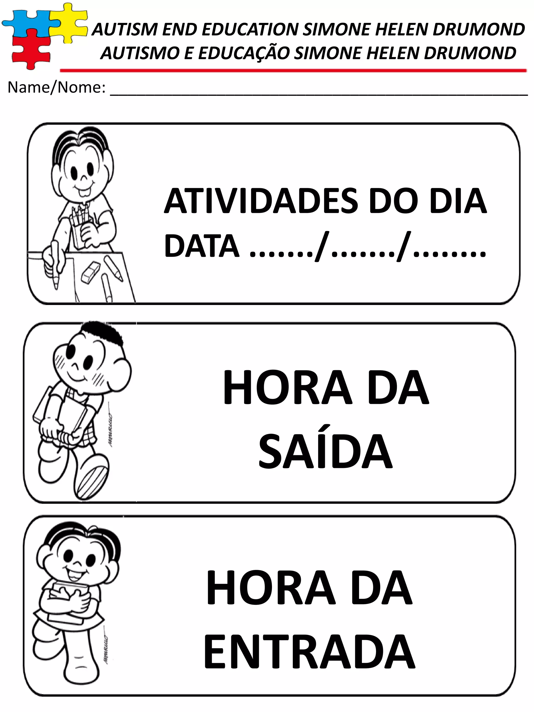 Fichas de rotina 1 | PDF