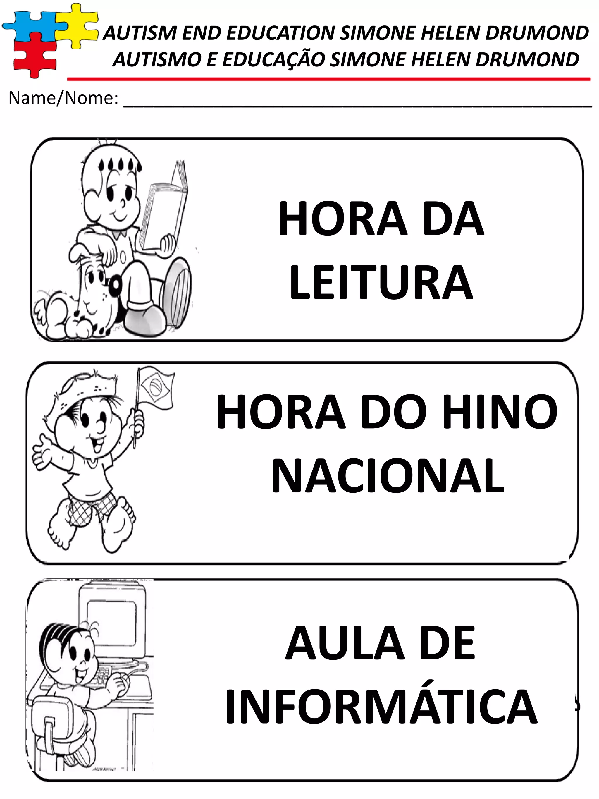 Fichas de rotina 1 | PDF