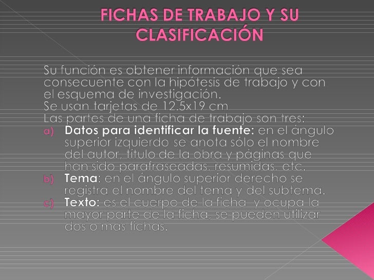 Ficha De Trabajo Cmo Hacer Una Ejemplos Y Tipos
