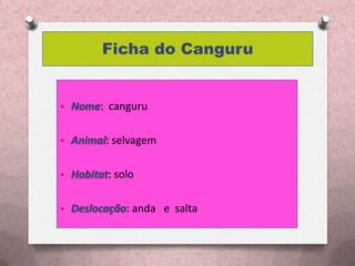 Fichas dos animais | PPTX