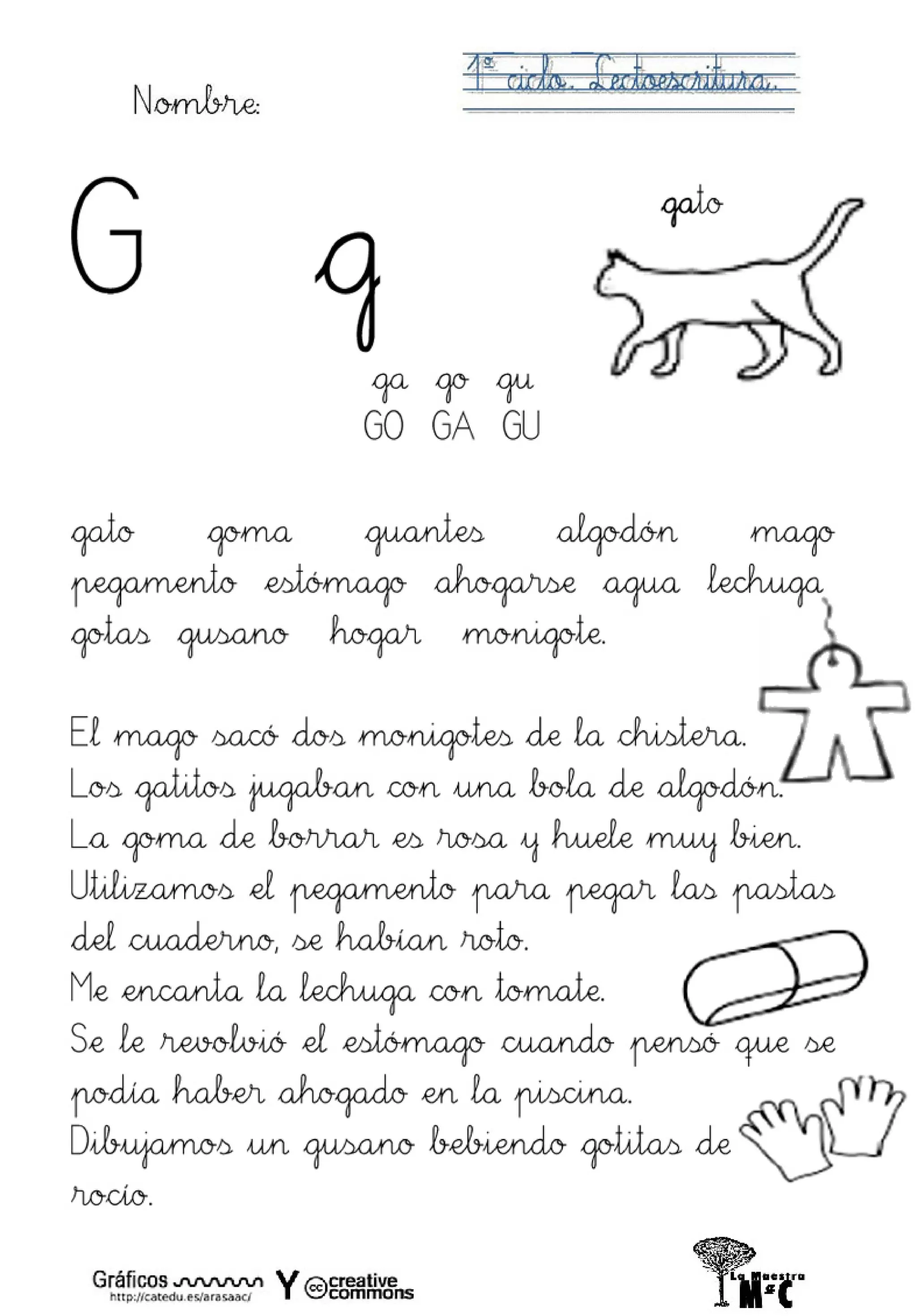 Fichas ga gue_gui_go_gu | PDF