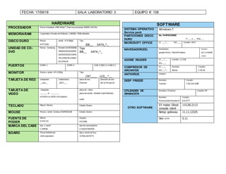 Fichas laboratorios | DOCX