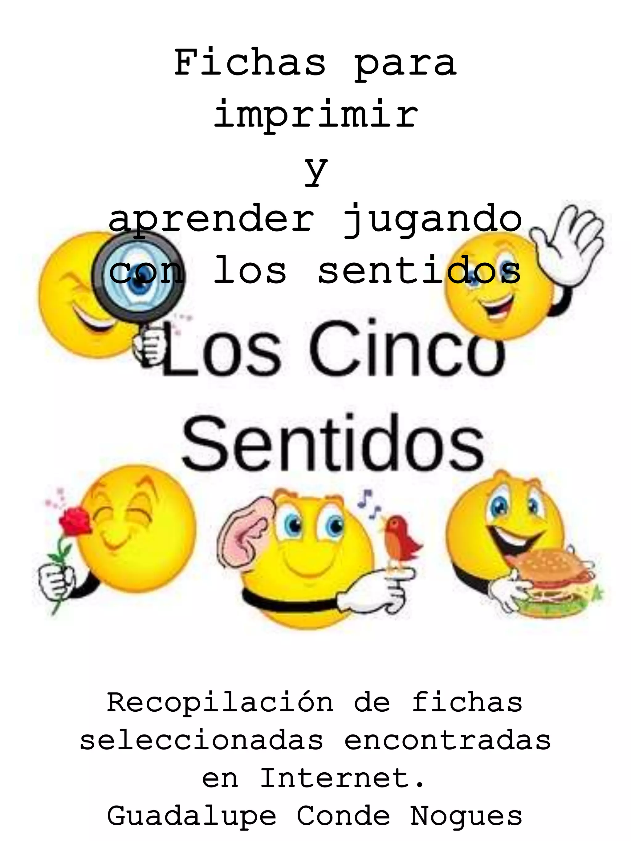 Fichas los sentidos | PPTX