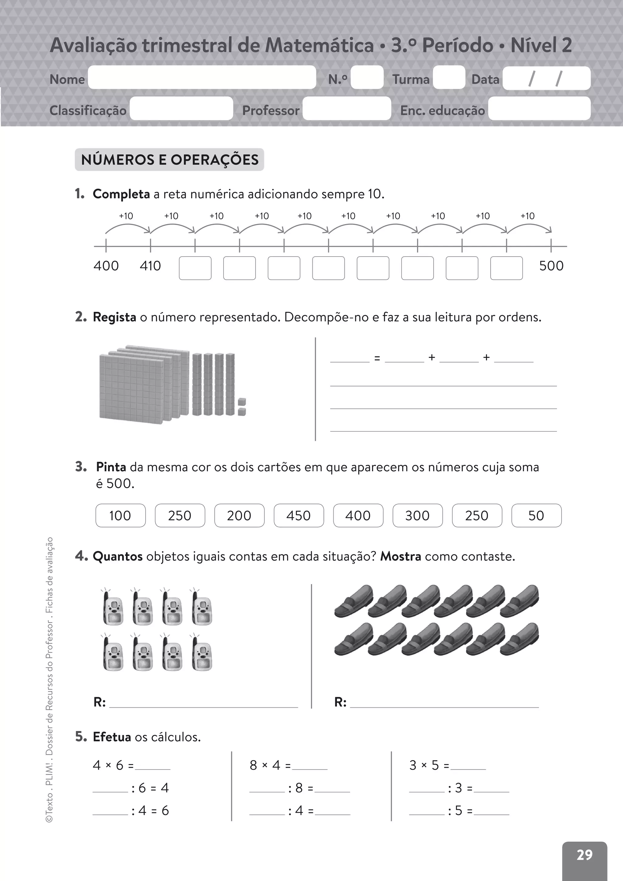 Fichas matemática 2º ano - Completo.pdf