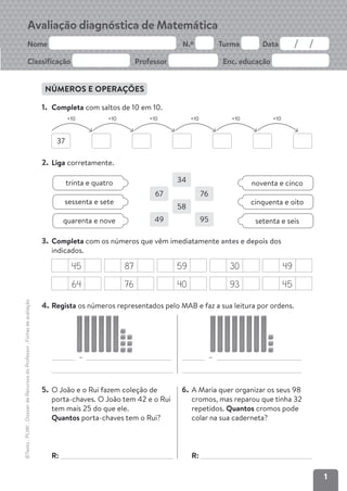 Fichas matemática 2º ano - Completo.pdf