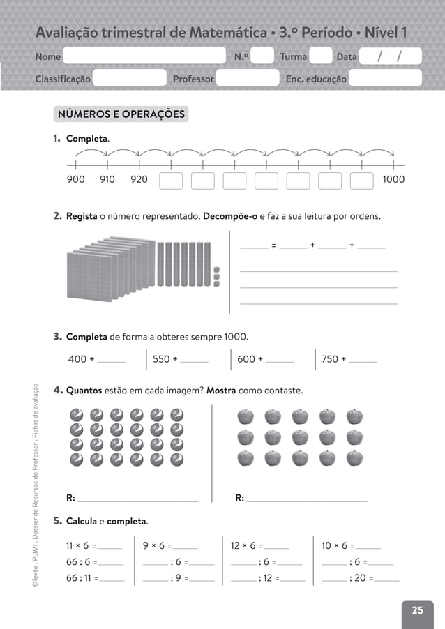 Fichas matemática 2º ano - Completo.pdf