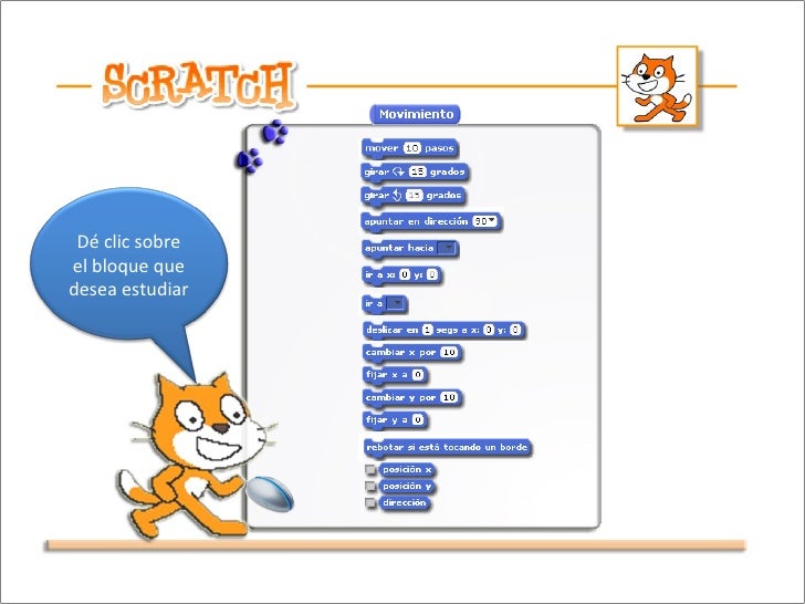 Bloques de Scratch