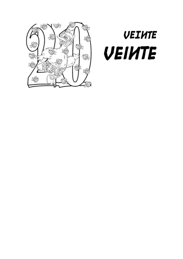 Números del 11 al 20 para colorear | PDF