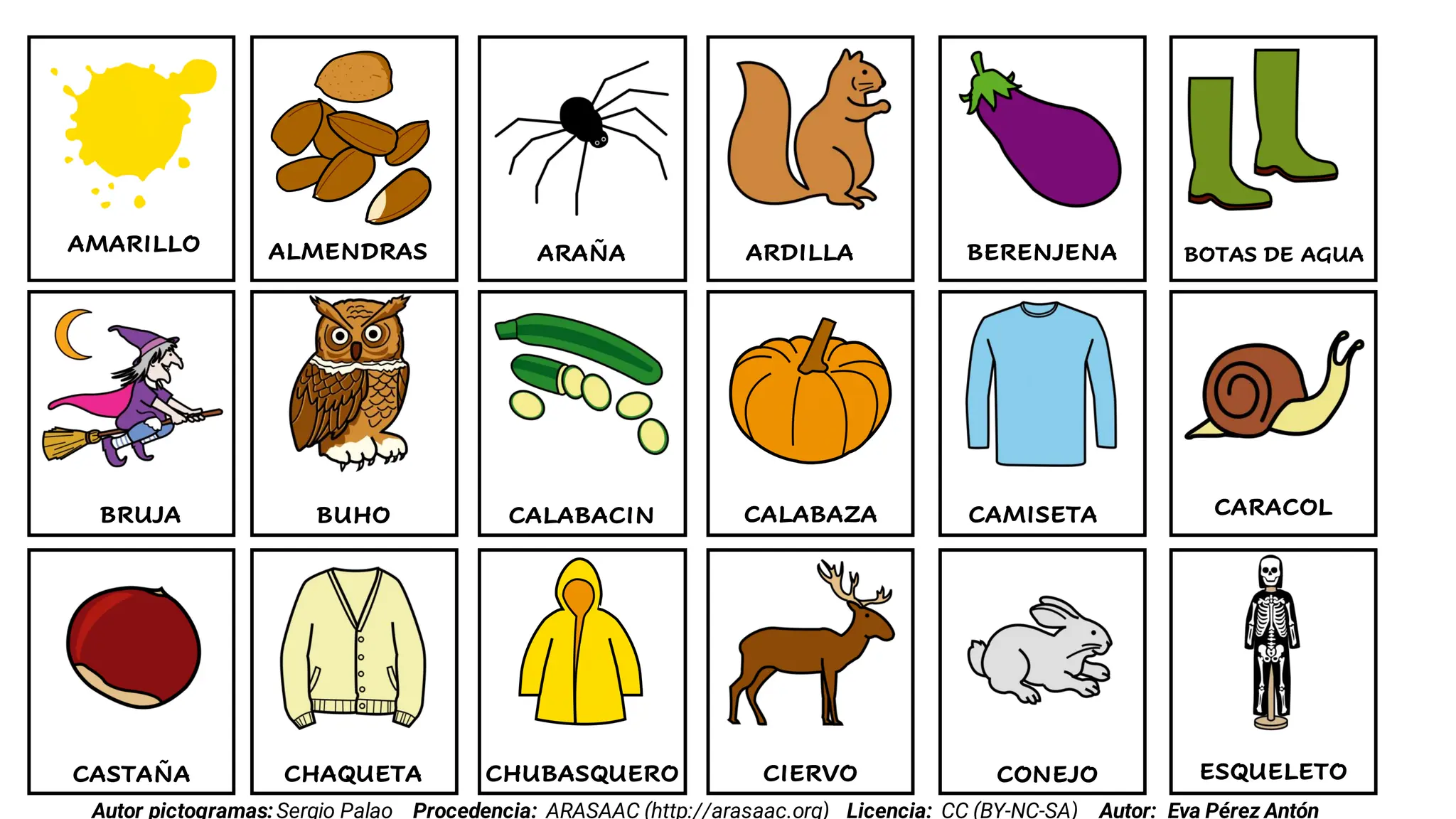 fichas_otoño.pdf PARA TRABAJAR VOCABULARIO DE OTOÑO | PDF