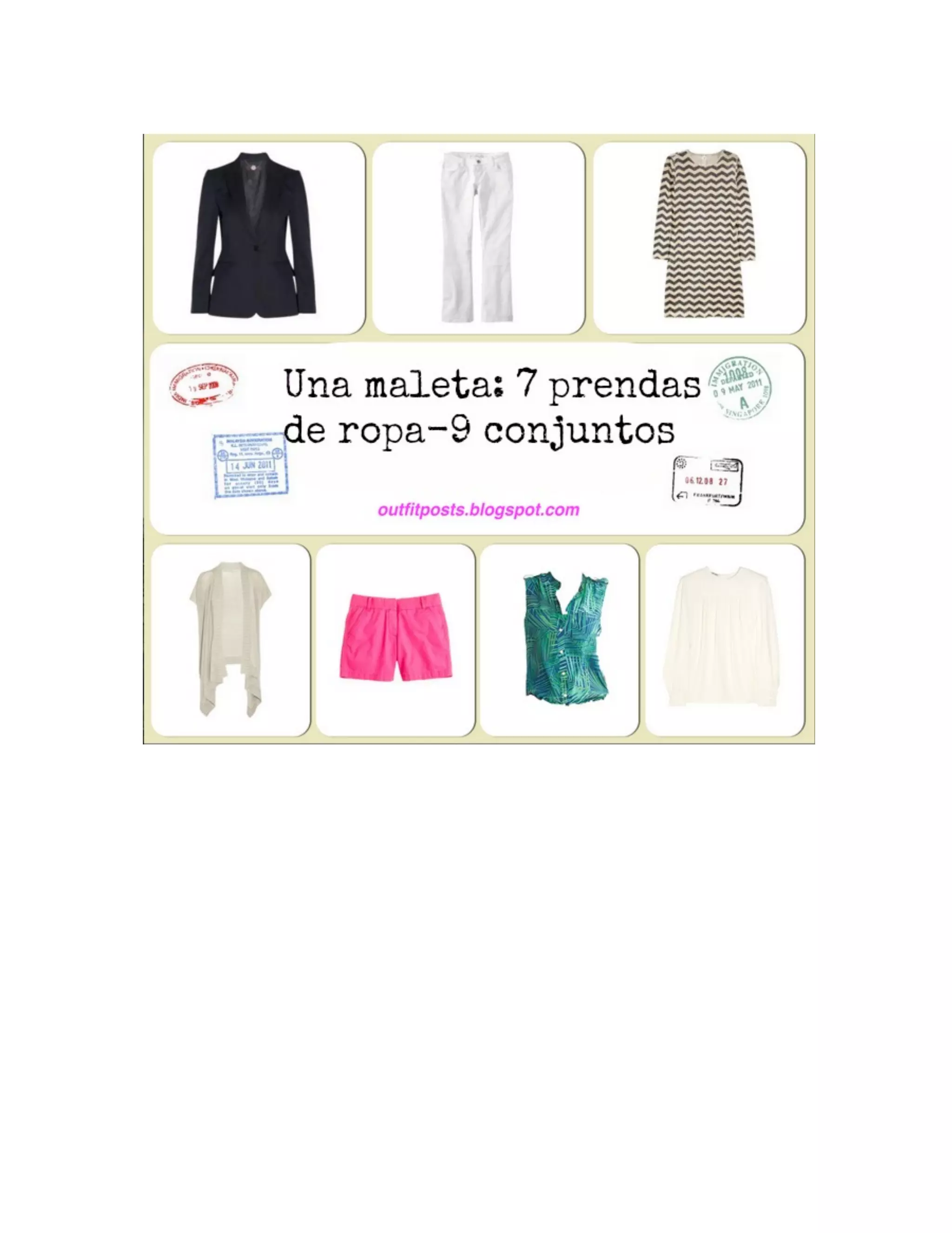 Fichas para trabajar con la ropa | PDF