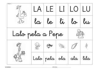 Fichas p,l | PDF