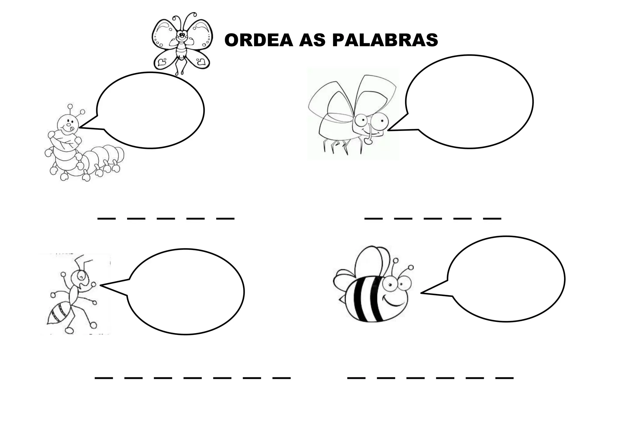 Fichas proxecto insectos | PPT