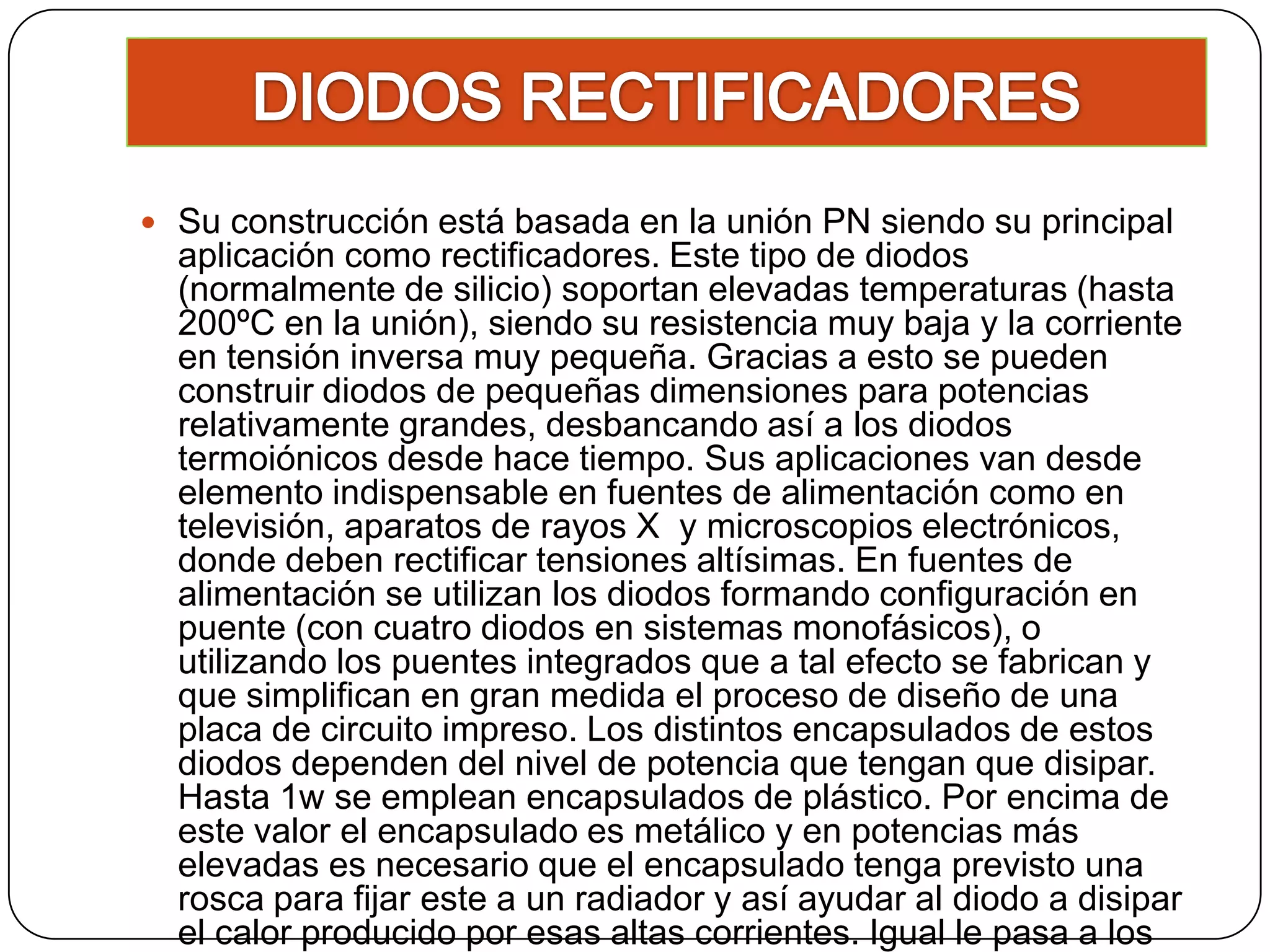 Ficha técnica de 5 diodos | PPTX