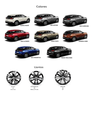 Ficha técnica Peugeot 3008 my17 | PDF