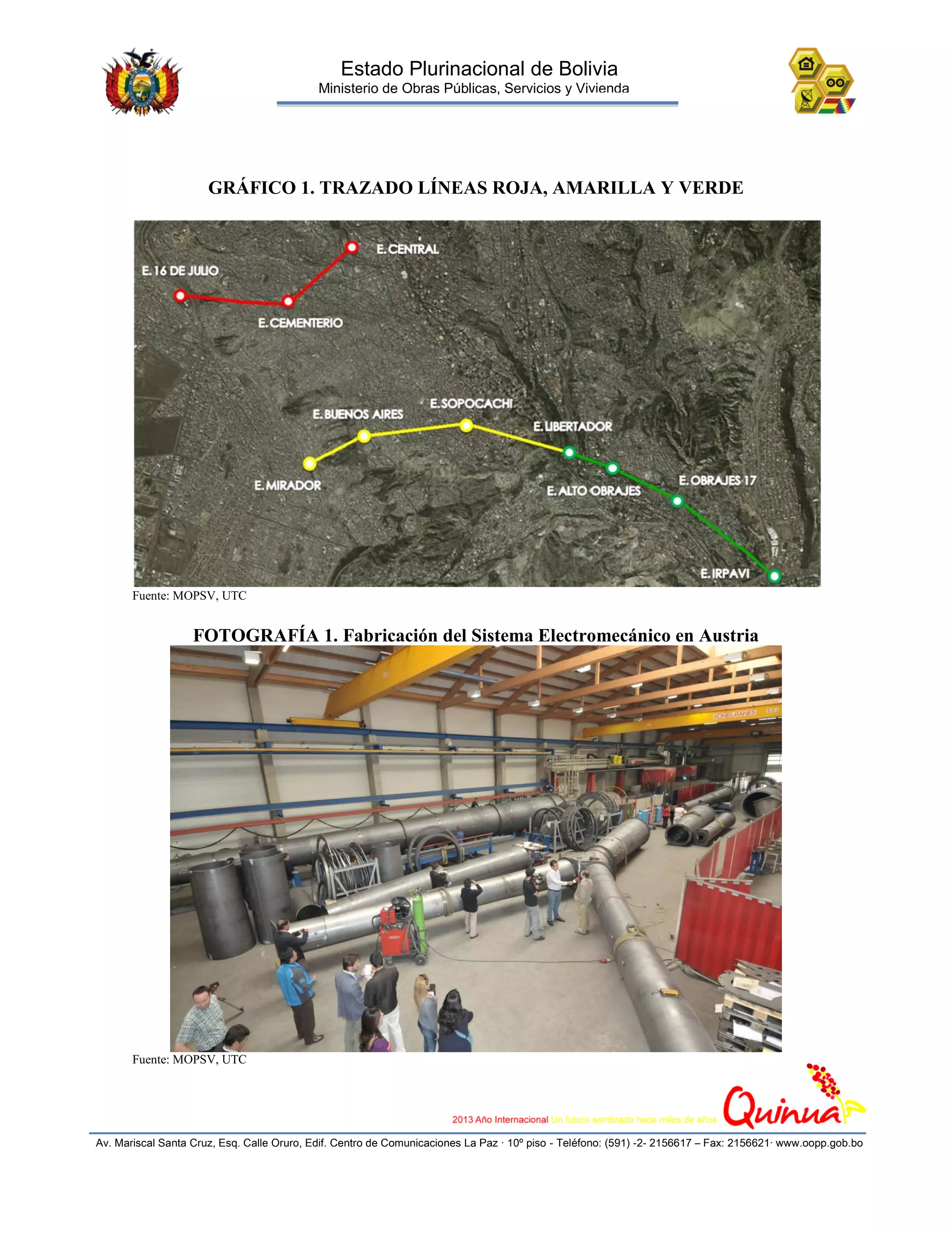 Ficha tecnica del_proyecto_teleferico | PDF
