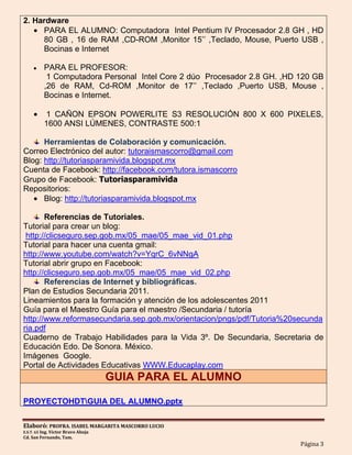 Ficha tecnica y ubicacion curricular de Mi Proyecto HDT | DOCX