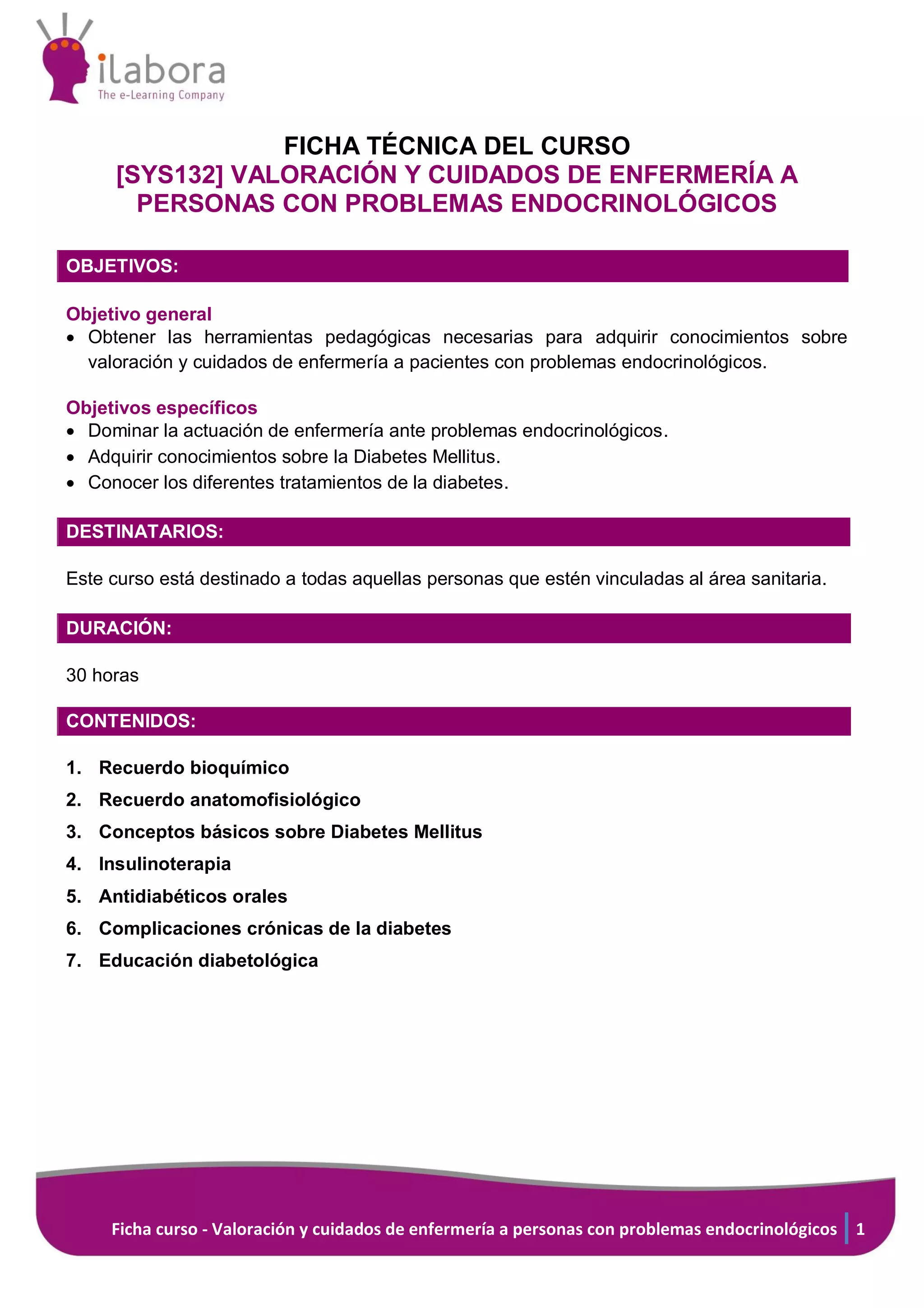 Curso online de valoracion y cuidados de enfermeria a personas con ... Curso online de valoracion y cuidados de enfermeria a personas con ...