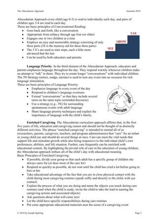 Fiche abecedarian par j. sparling | DOCX | Daycare and Pre-School ...