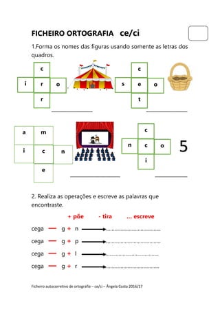Ficheiro ortografia ce_ci | PDF