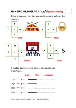 Ficheiro ortografia ce_ci | PDF