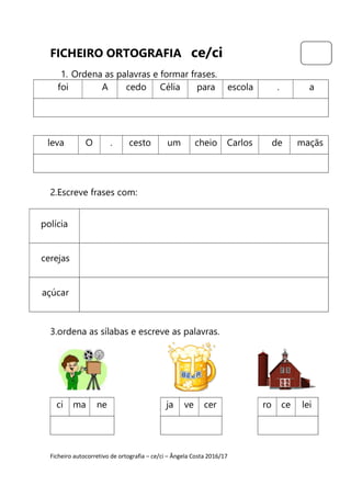 Ficheiro ortografia ce_ci | PDF