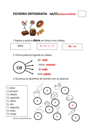 Ficheiro ortografia ce_ci | PDF