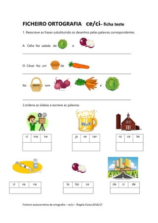 Ficheiro ortografia ce_ci | PDF