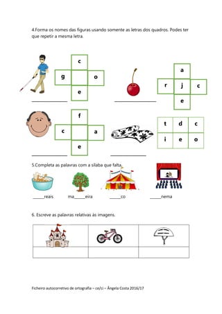 Ficheiro ortografia ce_ci | PDF