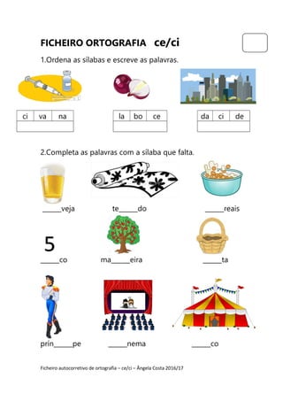 Ficheiro ortografia ce_ci | PDF