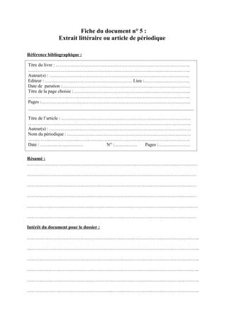 Fiche pédagogique 11 bis la fiche du document | DOC