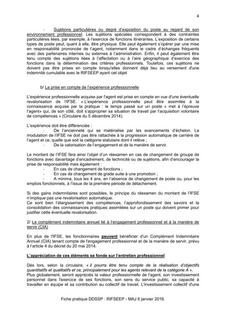 Fiche pratique rifseep cdg 60 | PDF